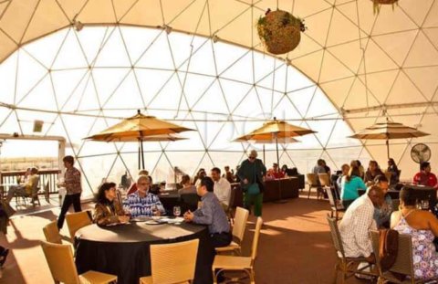 Restaurant, Resort, and Bar Domes - DomeGuys.com - Geodesic Domes